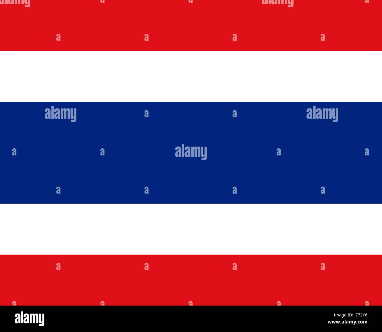 Colored flag of Thailand Stock Photo - Alamy