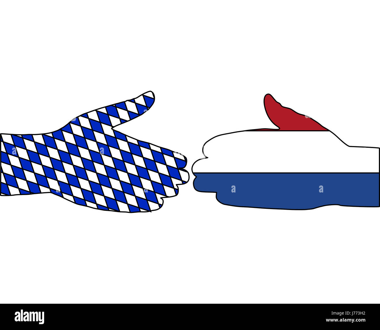 Germany netherlands handshake hi-res stock photography and images - Alamy