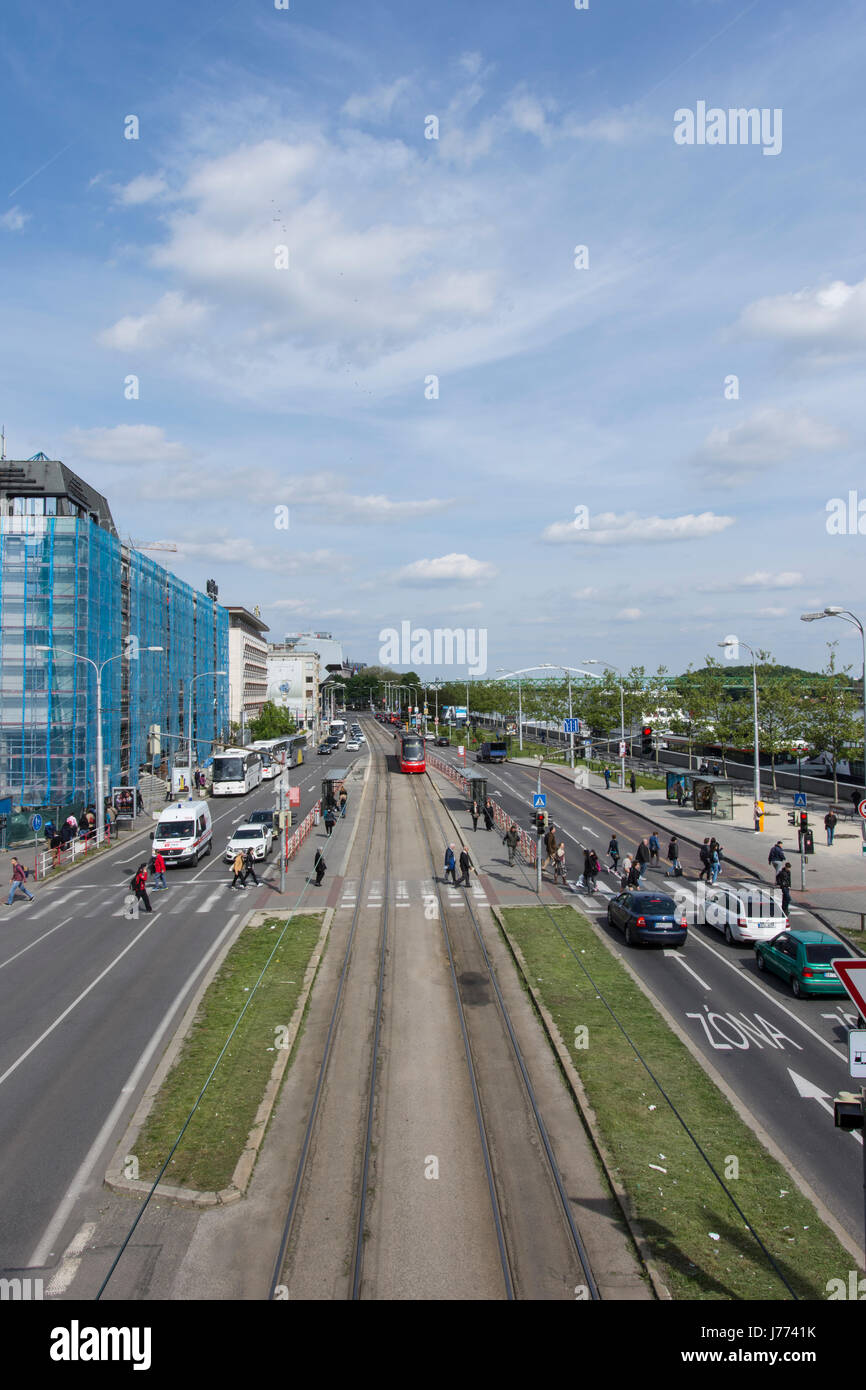 Evening traffic in european city hi-res stock photography and images ...