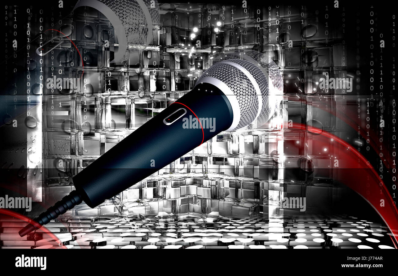 station concert music graphics colour three-dimensional studio ...