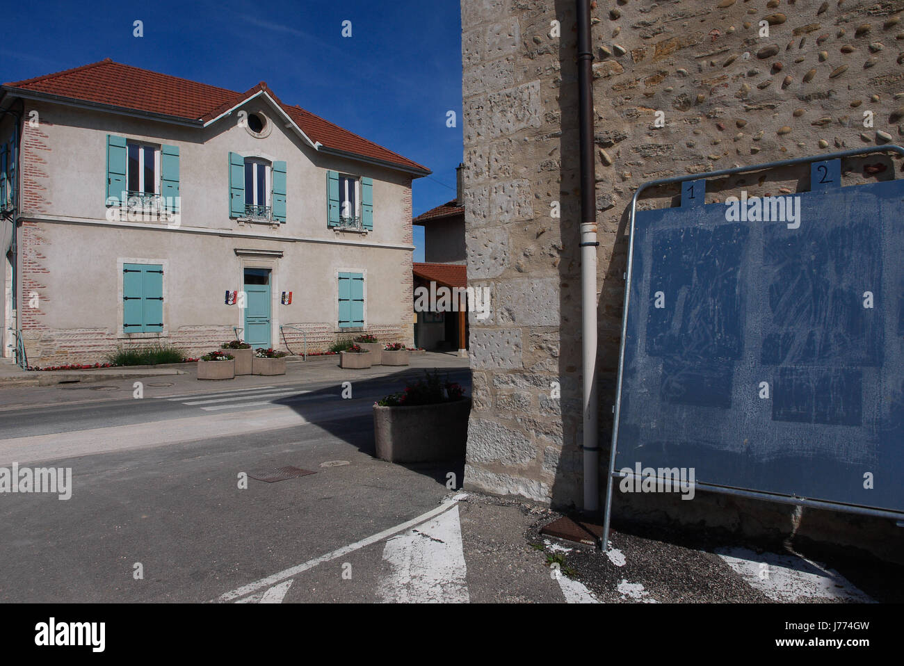 Saint-Nizier le Desert, a village of the Dombes region (South-Eastern ...
