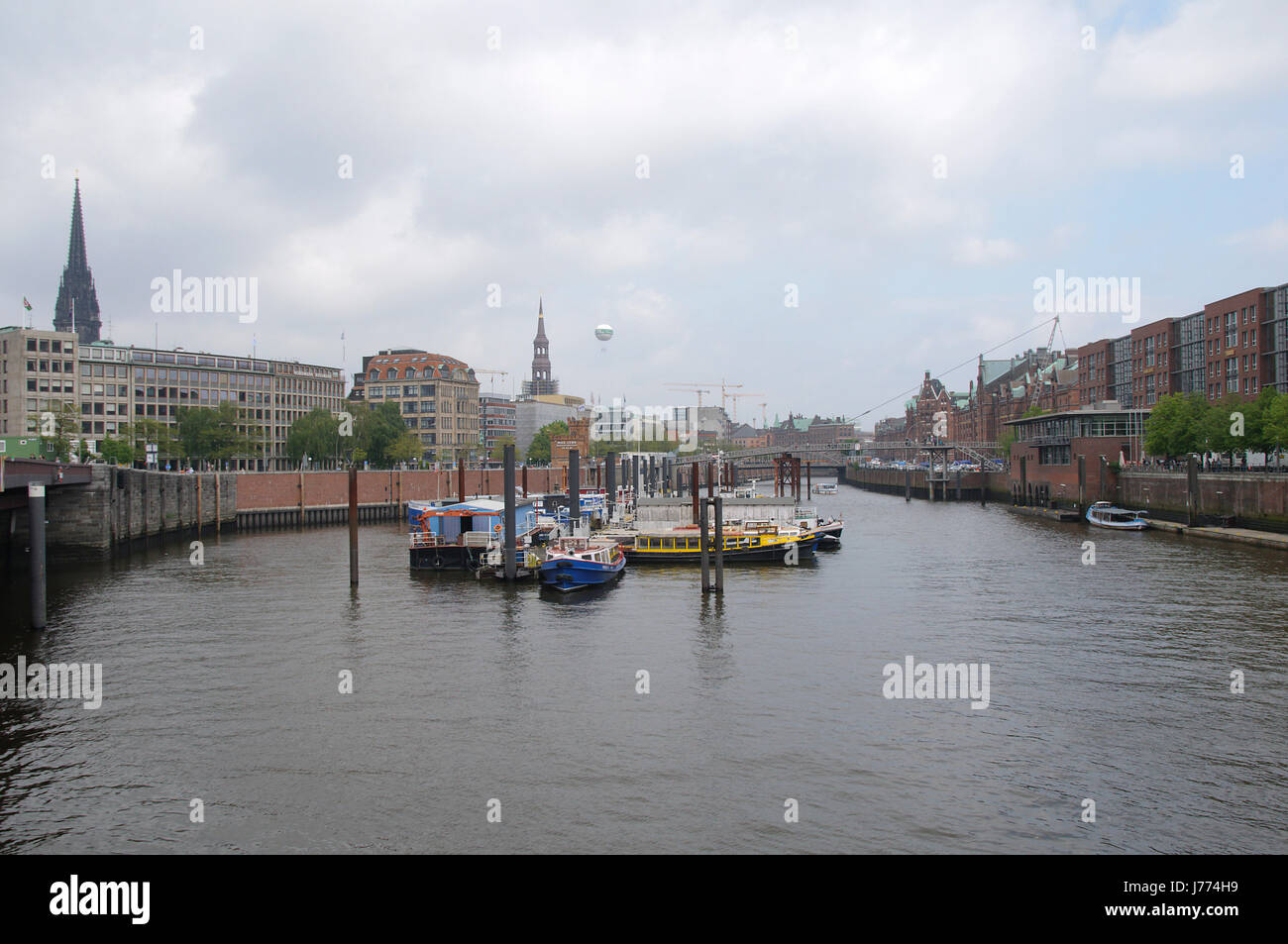 europe harbor hamburg harbours style of construction architecture ...
