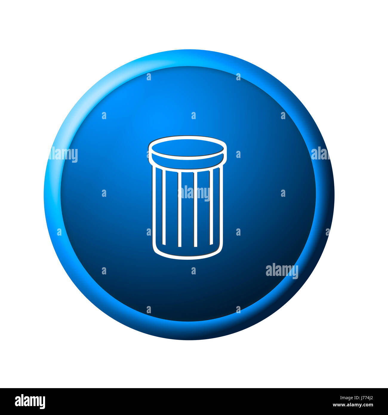 bucket trash garbage can button mull refuse wastepaper basket defunct ...