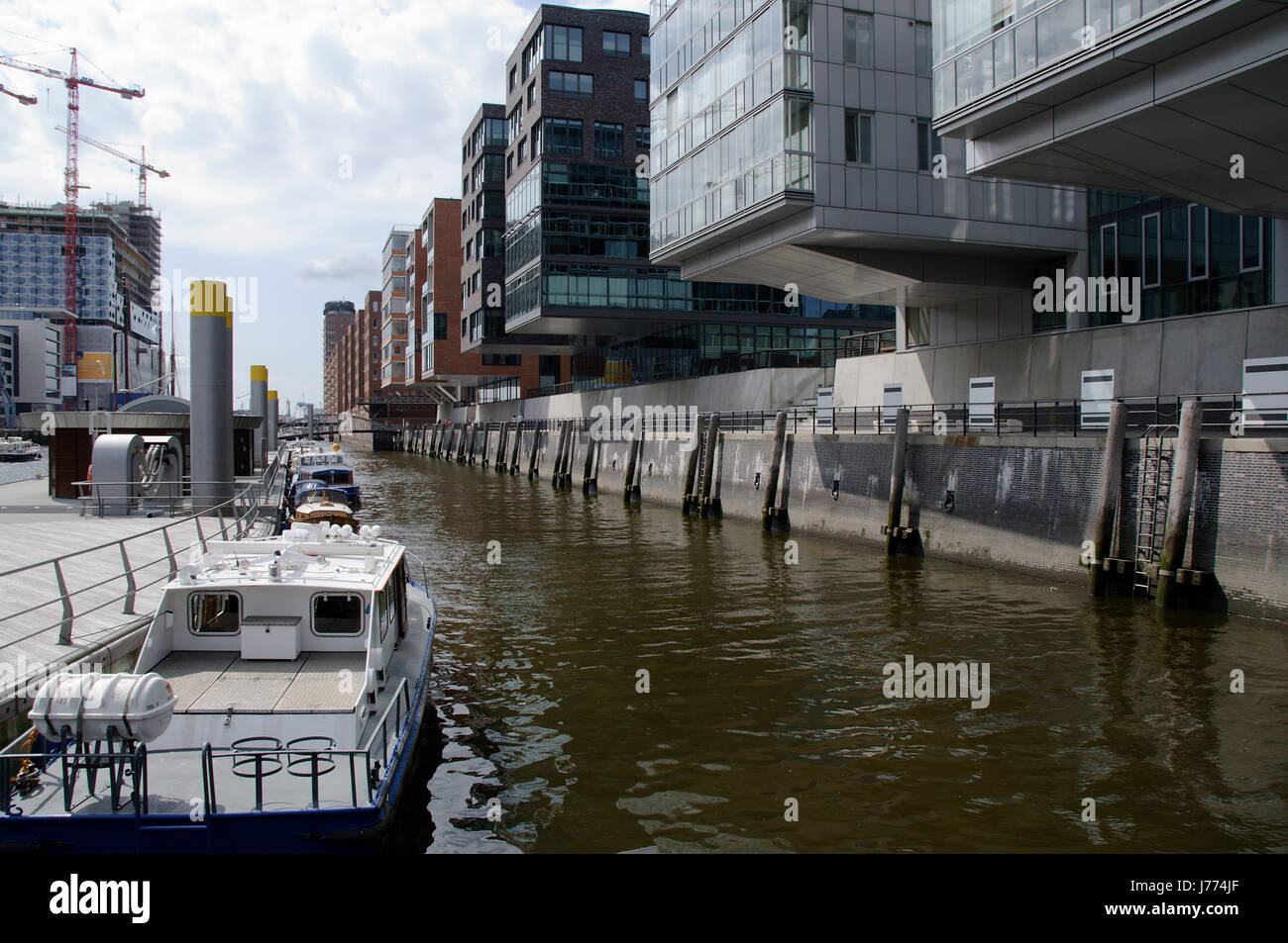 europe harbor townscape hamburg harbours style of construction ...