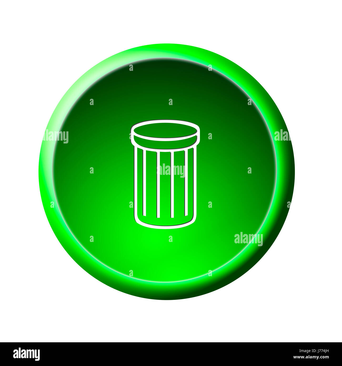 bucket trash garbage can button mull refuse wastepaper basket defunct ...