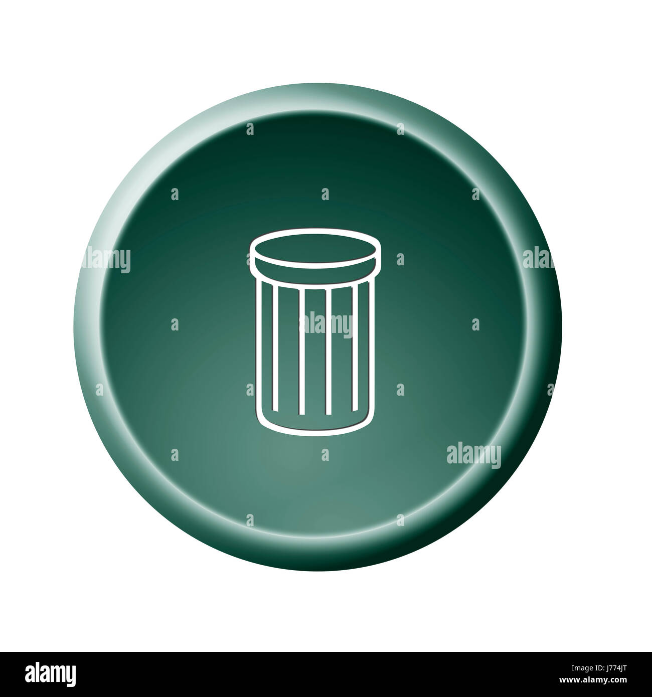 bucket trash garbage can button mull refuse wastepaper basket defunct ...