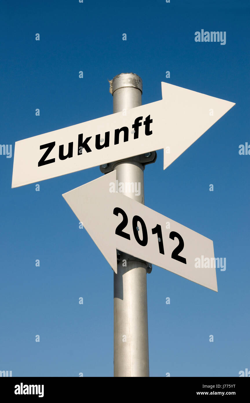 future vision progress new year s day silvester sign signal distance ...