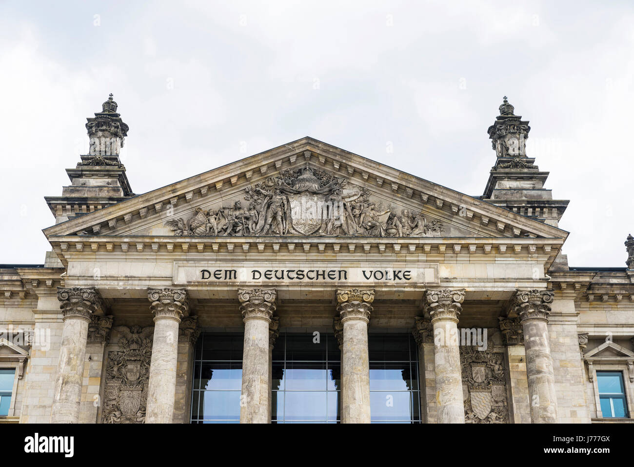Reichstag building, headquarters of the German parliament, in Berlin ...