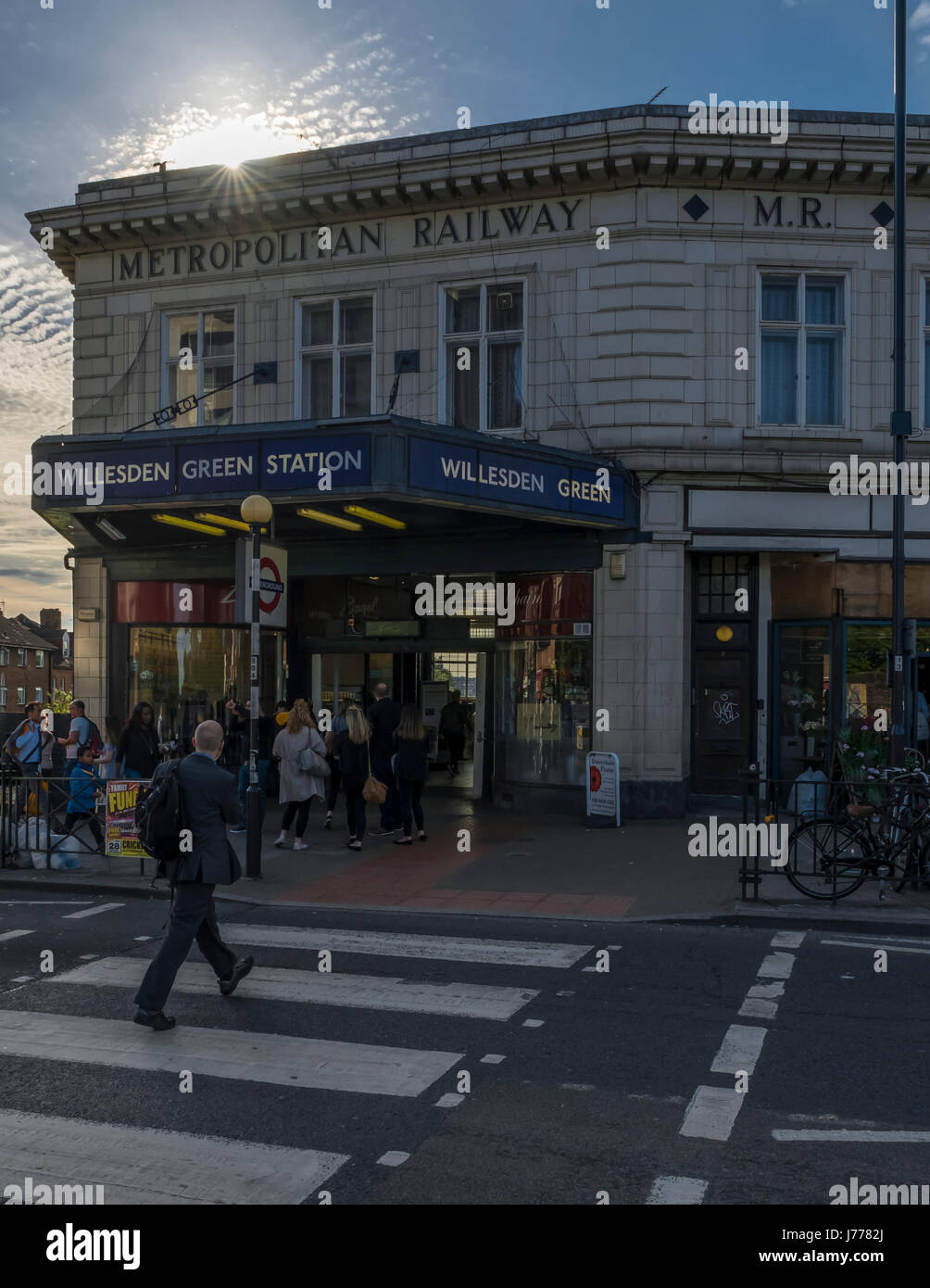 Willesden Green station Stock Photo - Alamy
