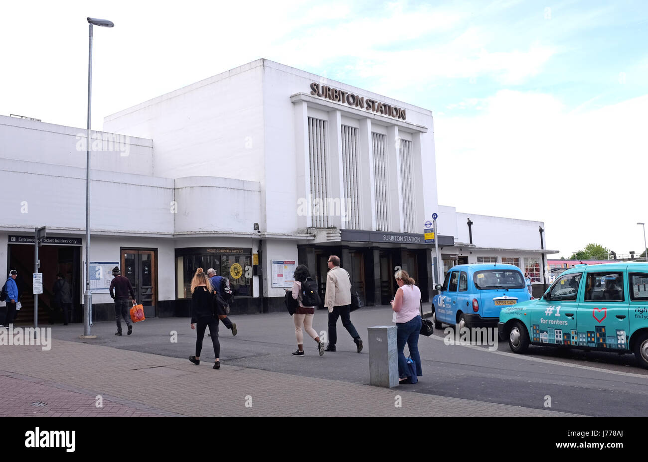 The art deco Surbiton Railway Station Surbiton is a suburban area of ...