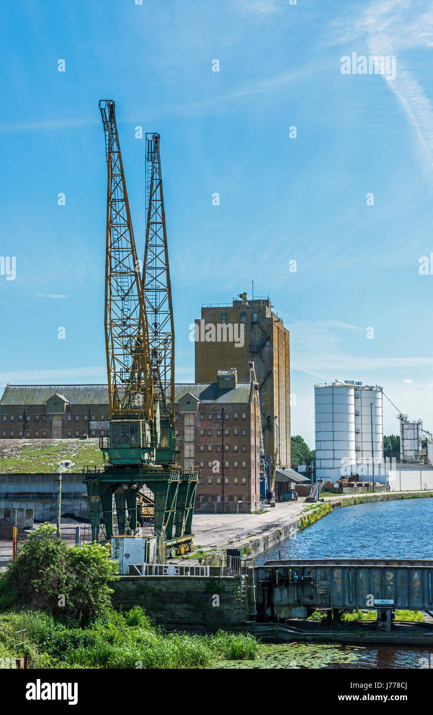 Sharpness Docks on the River Severn Gloucestershire Stock Photo - Alamy
