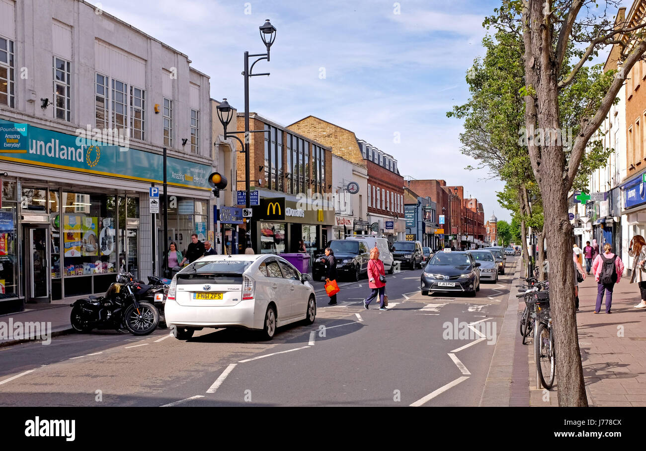 Pedestrian crossing shops shopping london street streets traffic hi-res ...