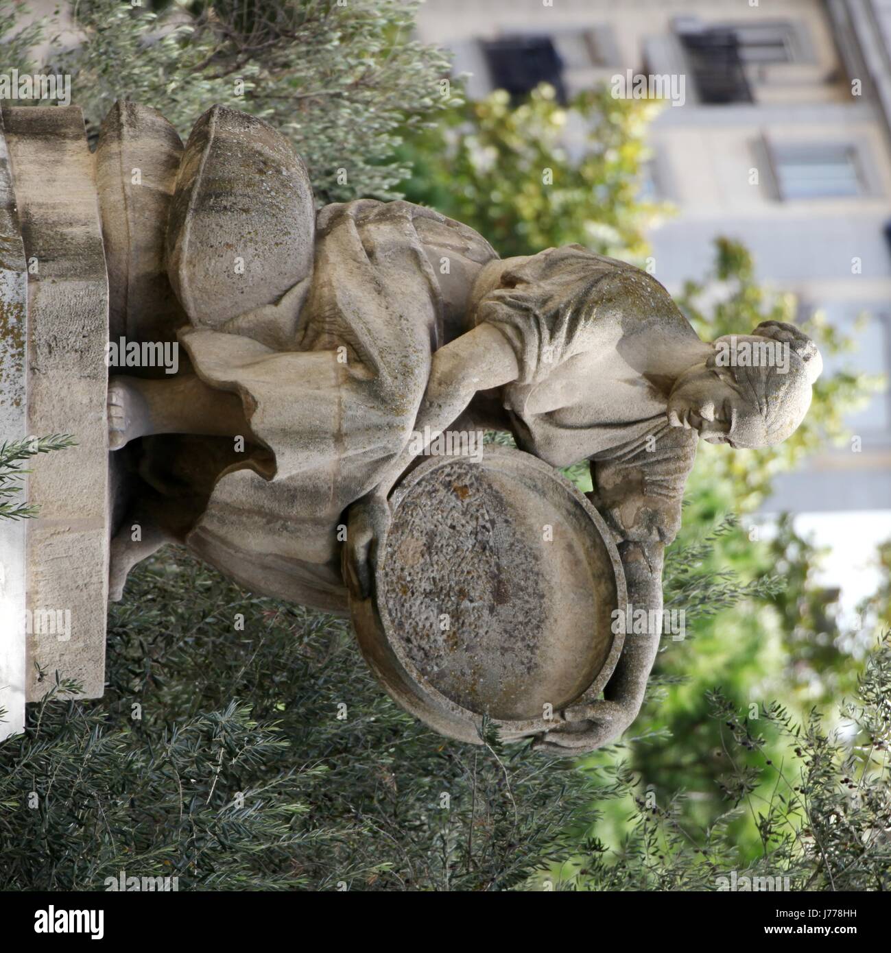 woman stone statue sculpture friendly kind put sitting sit enthusiasm ...