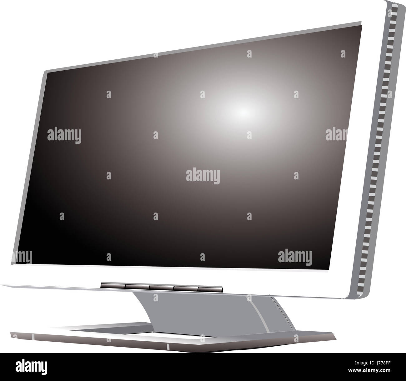 screen technology computers computer hand blue isolated model design ...