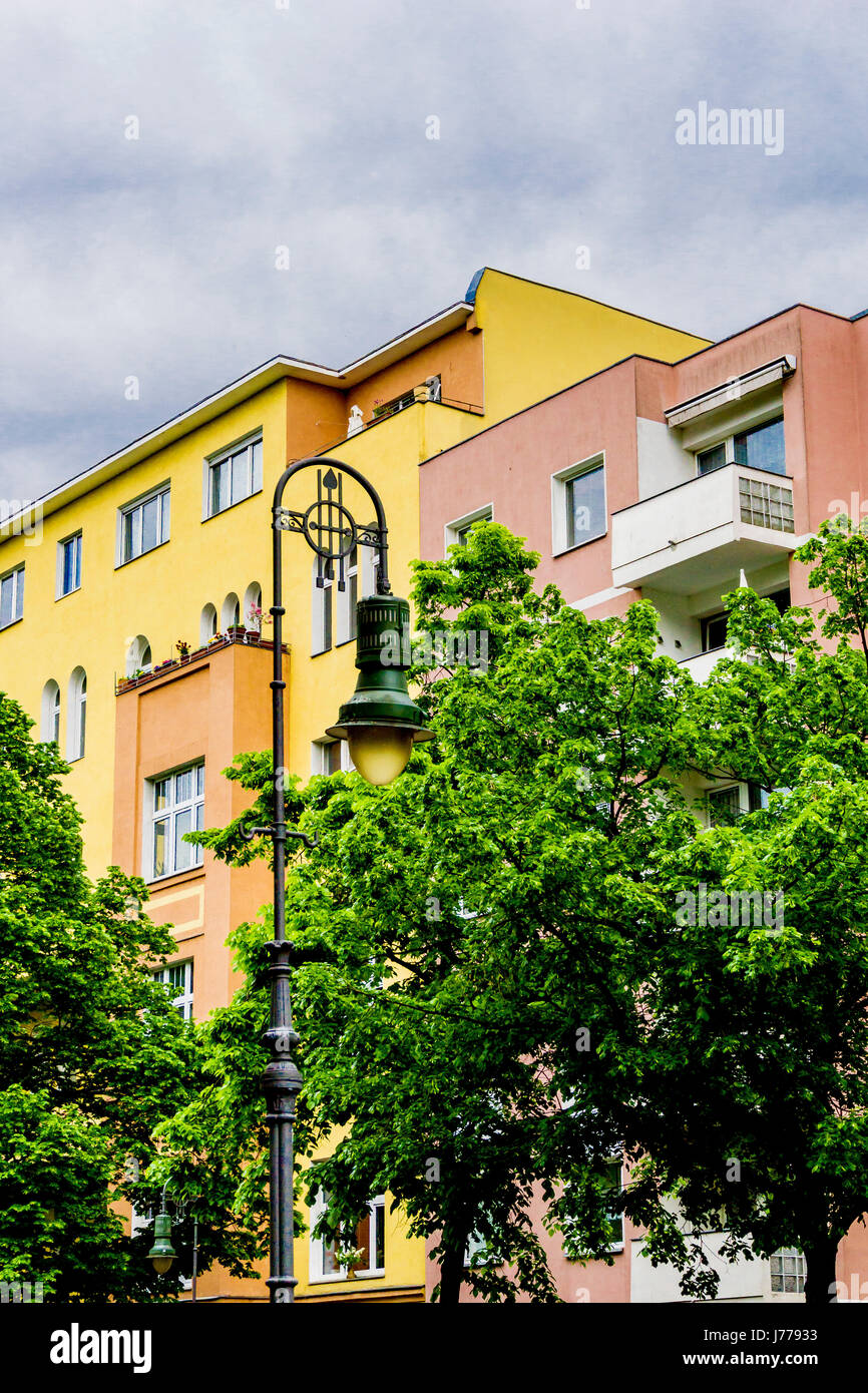 Wohnhäuser in Berlin Wilmersdorf; mansion blocks in Berlin Stock Photo ...