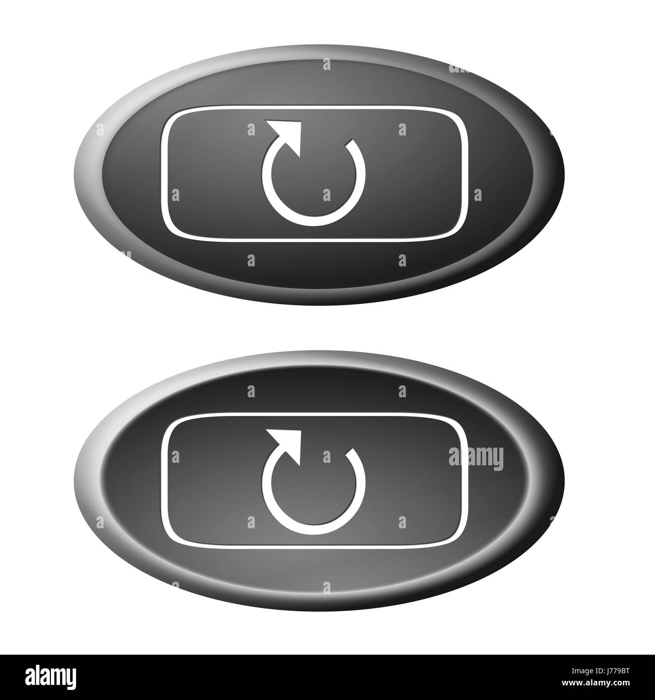 illustration direction button back pictogram symbol pictograph trade ...