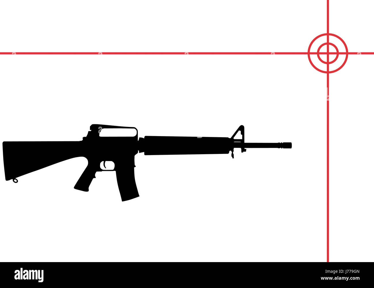 war illustration gun firearm arm weapon robot automatic machine machine ...