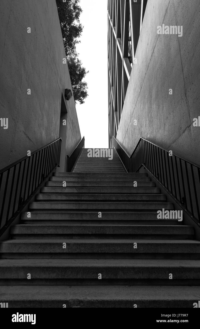 Stairs to upstairs Black and White Stock Photos & Images - Alamy