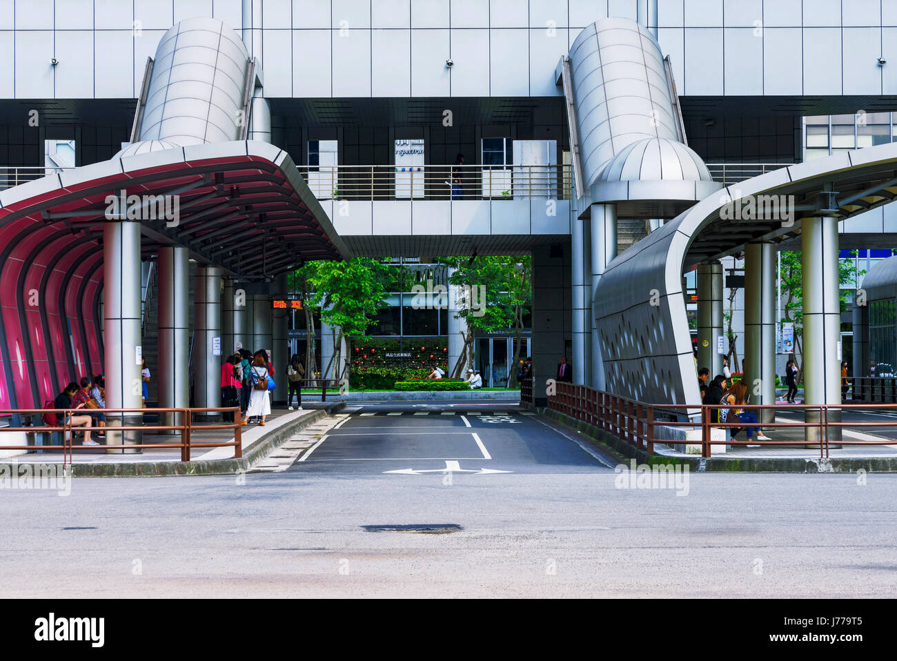 TAIPEI, TAIWAN - APRIL 30: This is Banqiao bus station which is one of ...