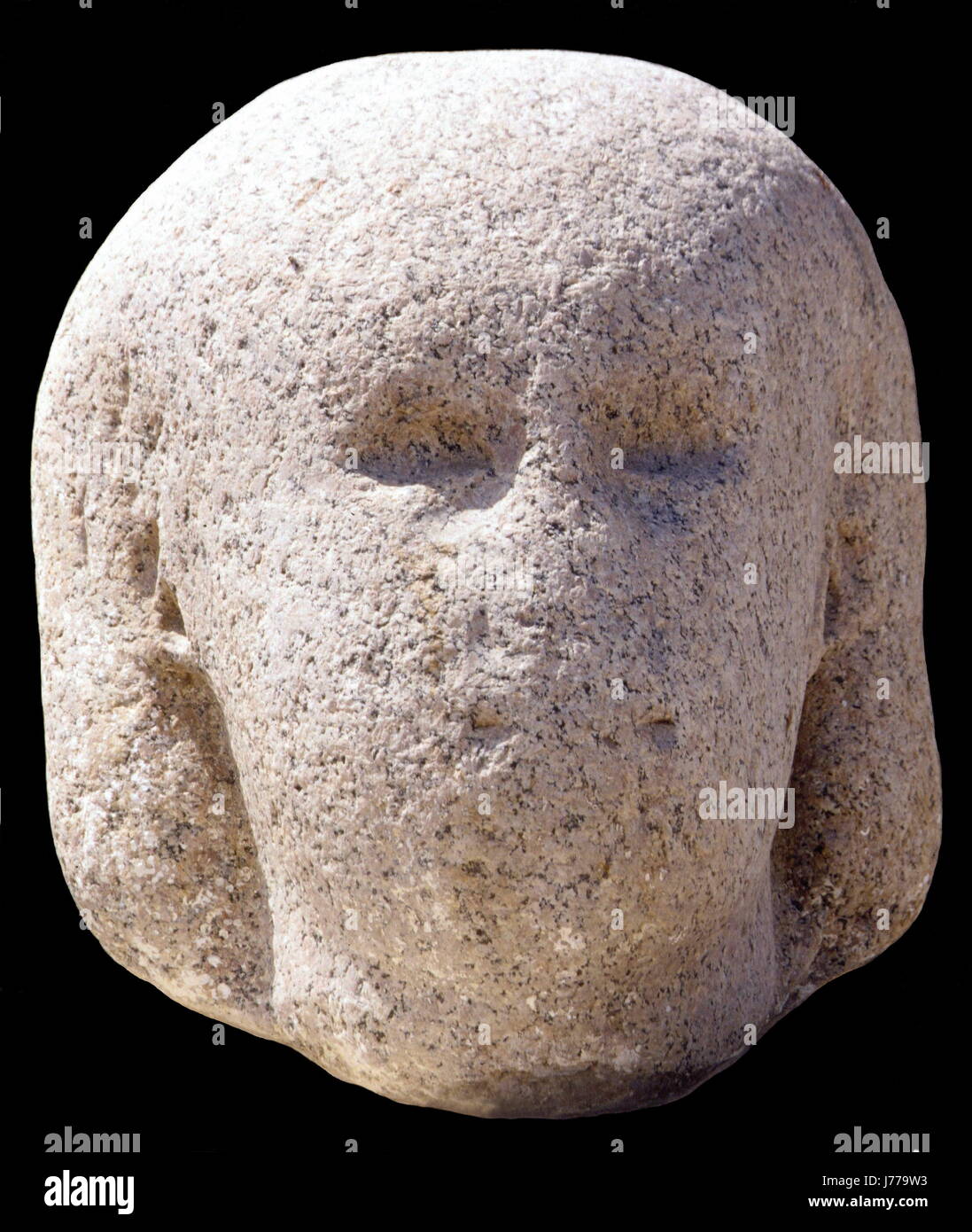 face sculpture antiquity weatherworn nonperson head optional stone ...