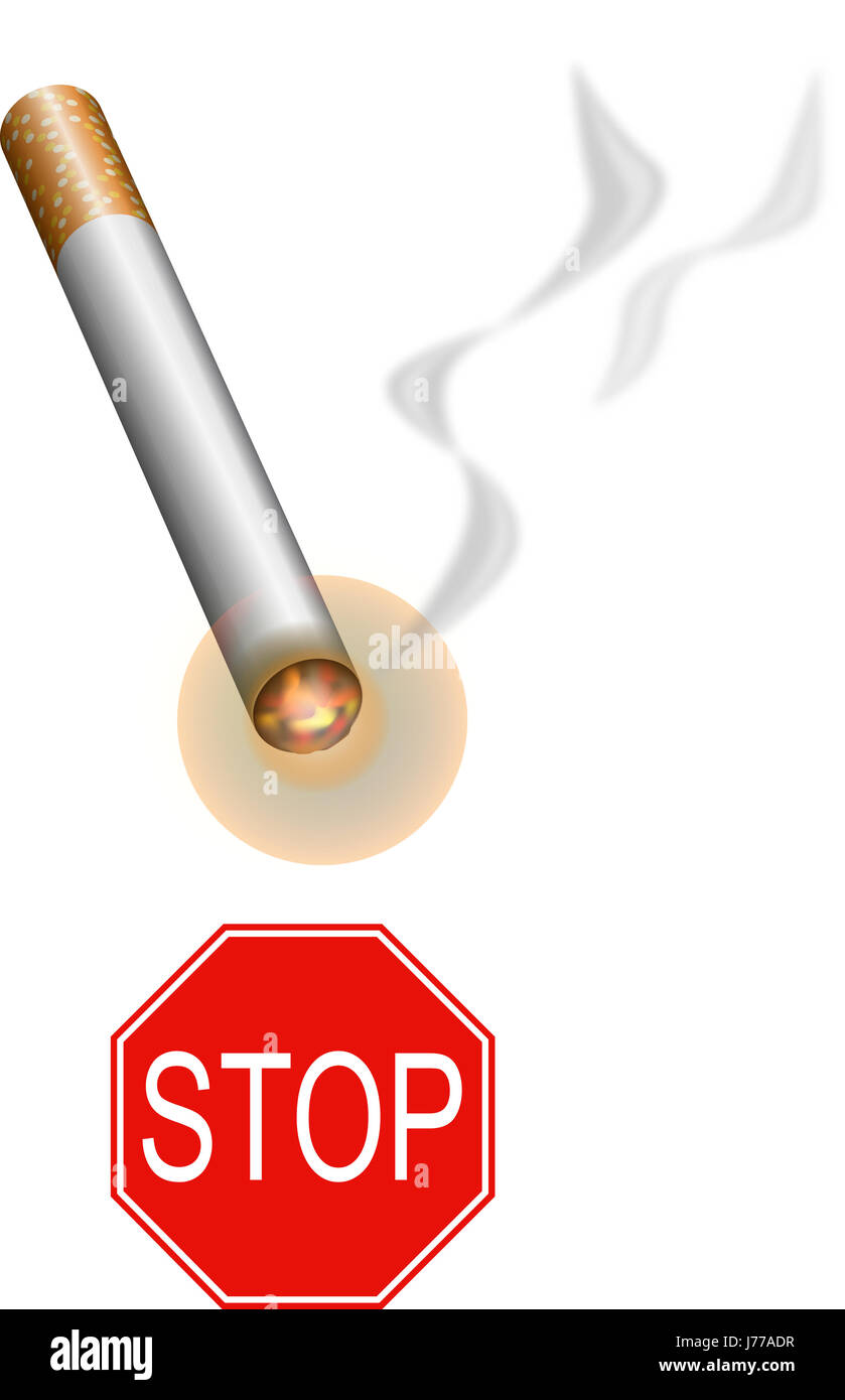 cigarette death illustration stop kill murder stops aborting smoker ...