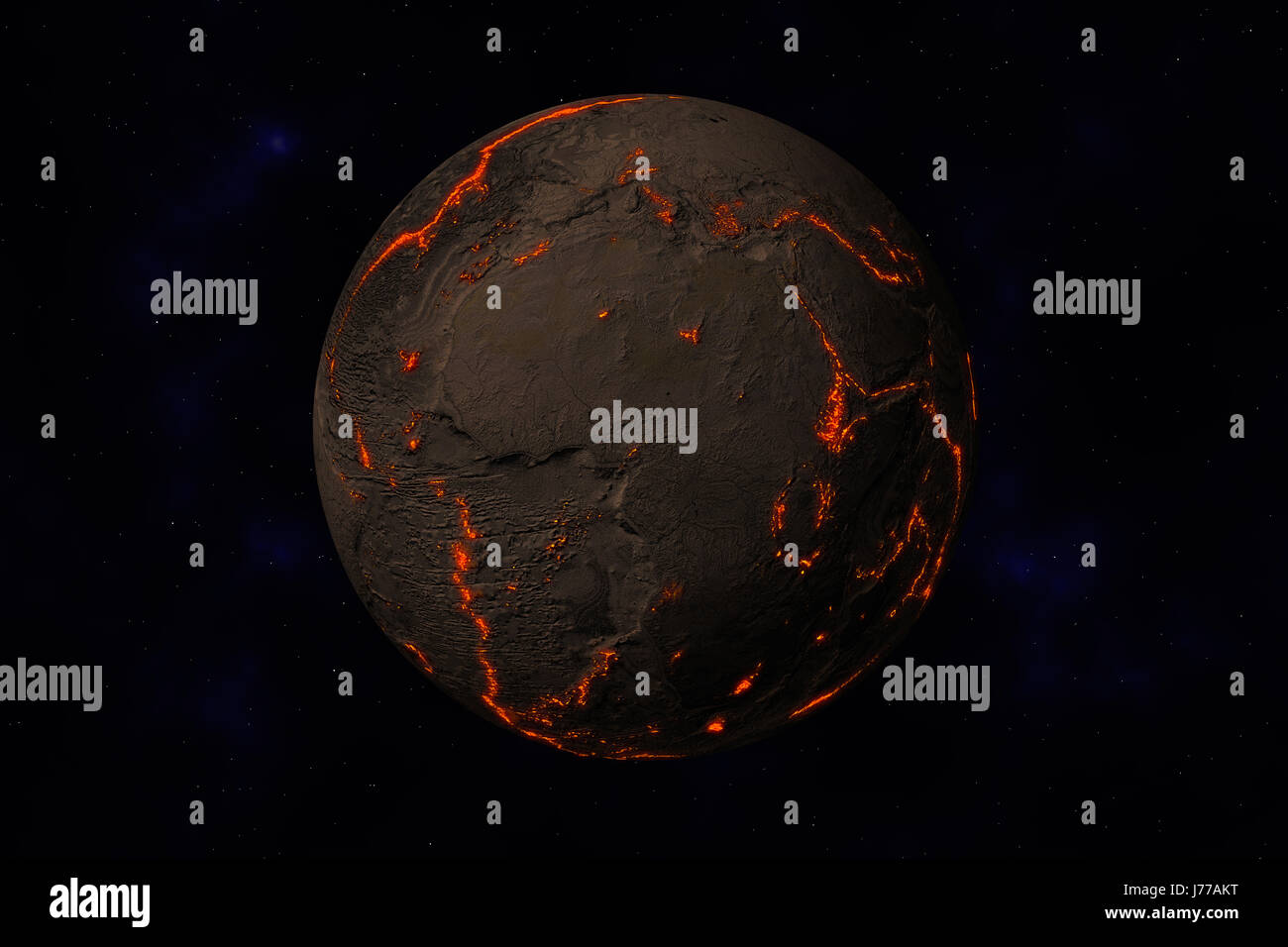 lava globe planet earth world tectonics tectonic dead universe africa ...