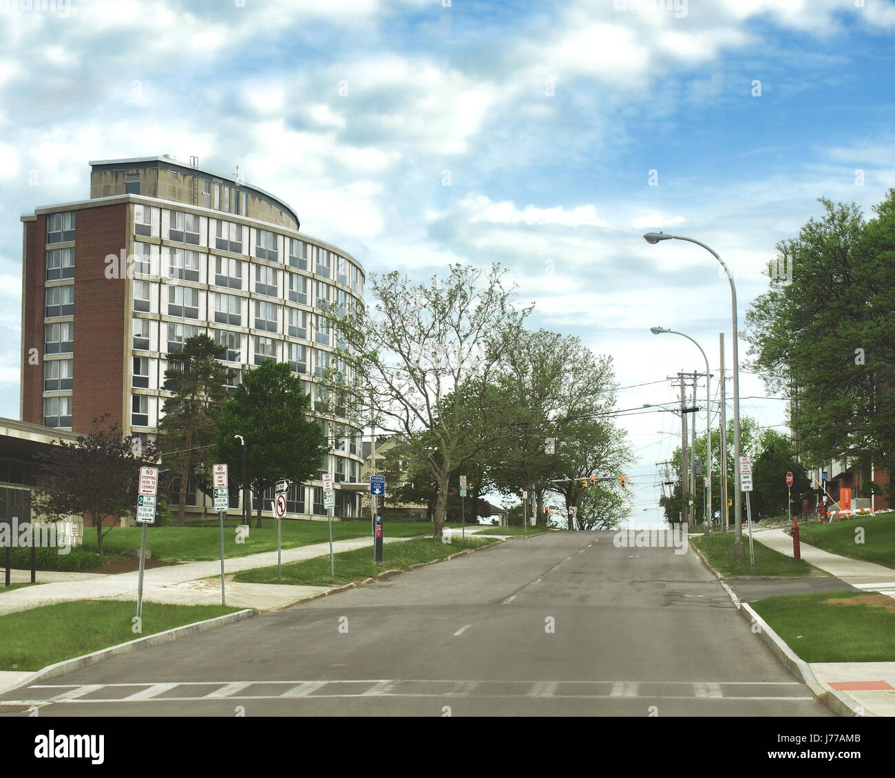 Comstock Avenue in Syracuse, New York Stock Photo - Alamy