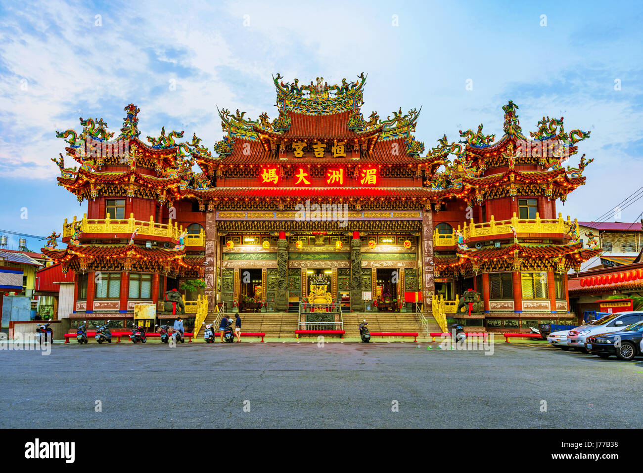 PULI, TAIWAN - MAY 05: This is the Matsu temple a popular traditional ...