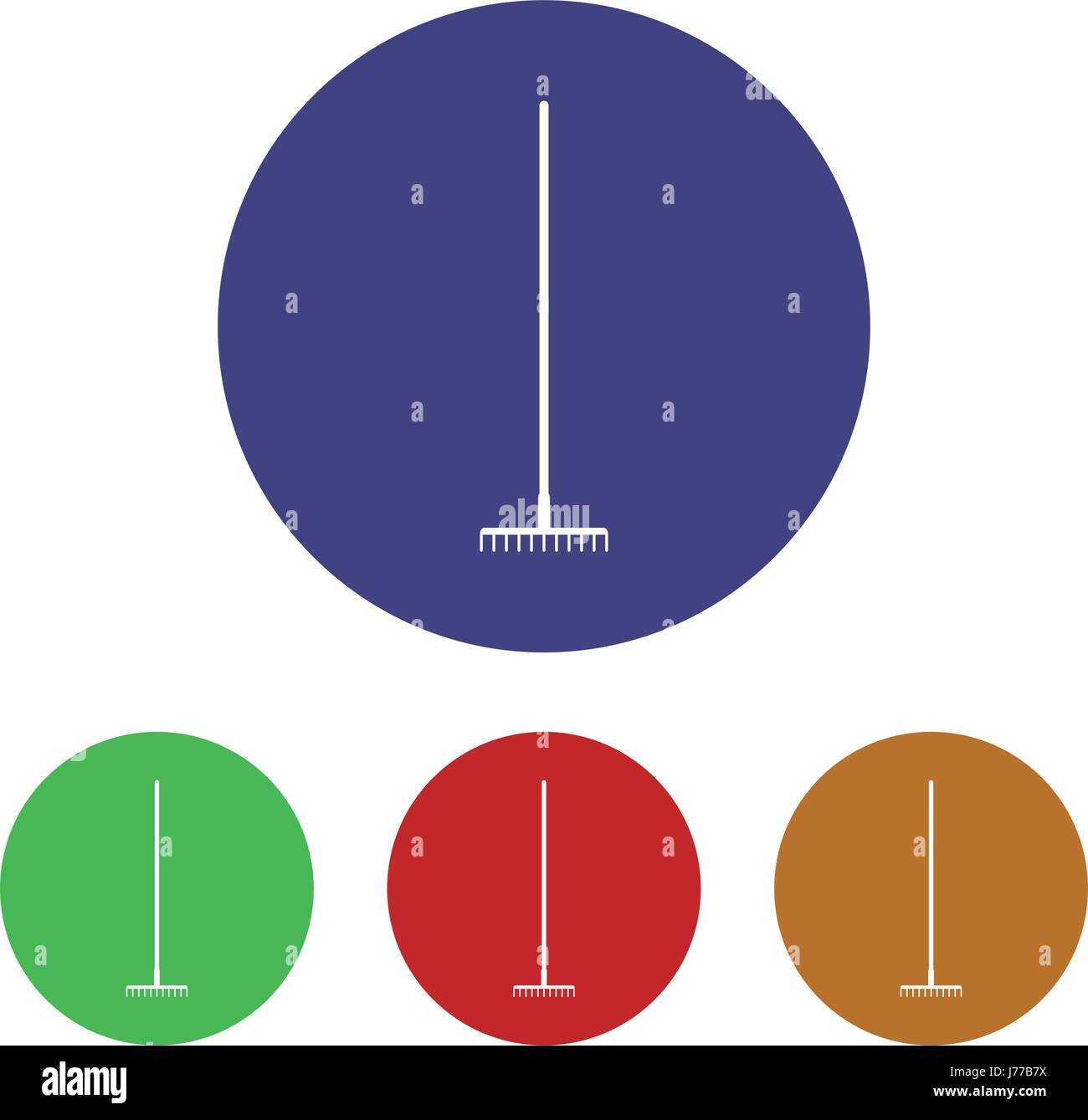 Rake icon set Stock Vector Image & Art - Alamy