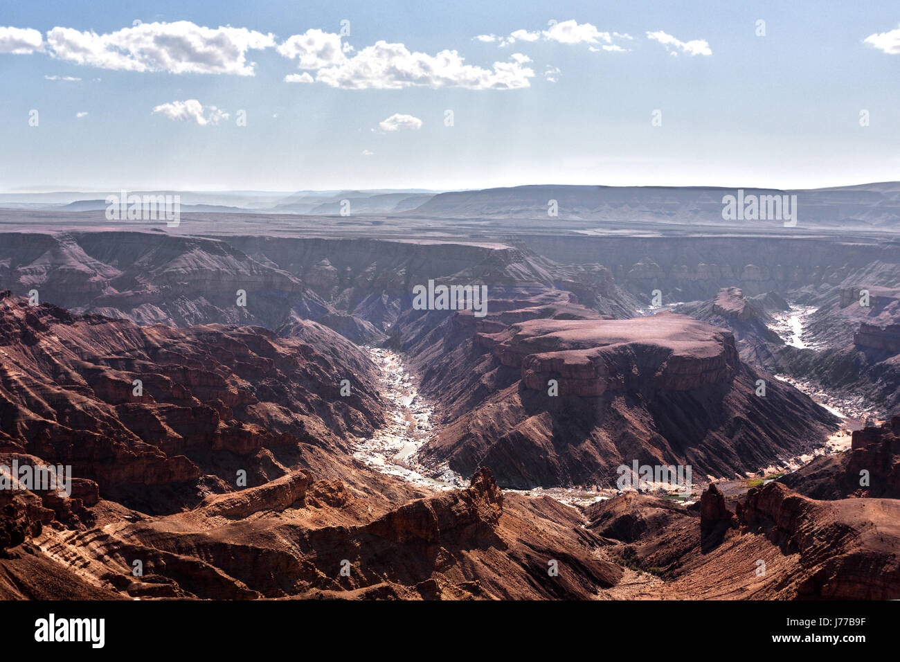 Fish River Canyon, second largest Canyon in the world. Not much water ...