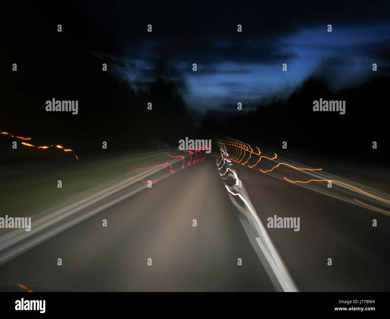 Abstract night lights hi-res stock photography and images - Alamy