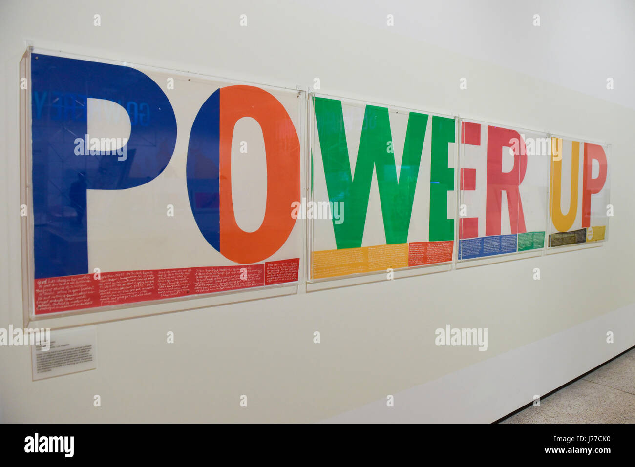 London, UK. 23rd May, 2017. "Power Up", 1965, by Corita Kent on display ...