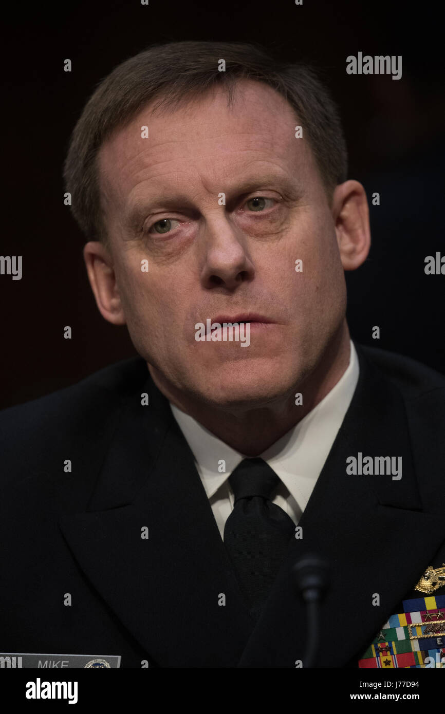 National Security Agency Director Adm. Michael Rogers testifies before ...