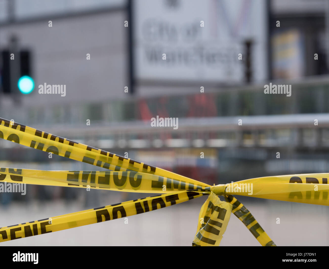 Manchester arena bomb scene hi-res stock photography and images - Alamy