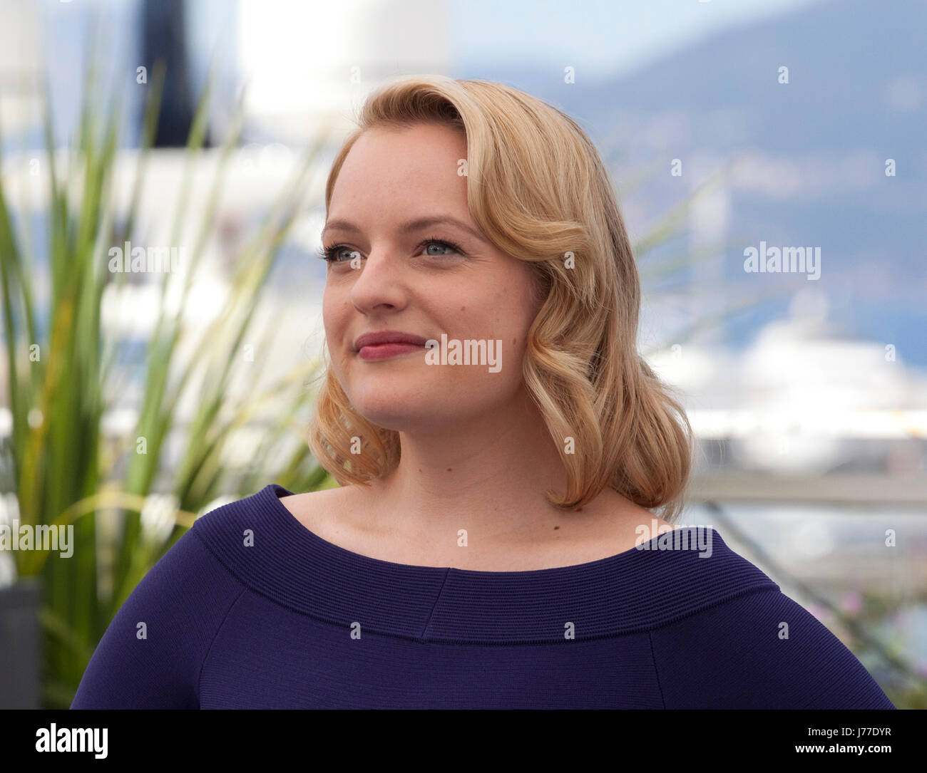 Cannes, France. 23rd May, 2017. Elisabeth Moss at the Top Of The Lake ...