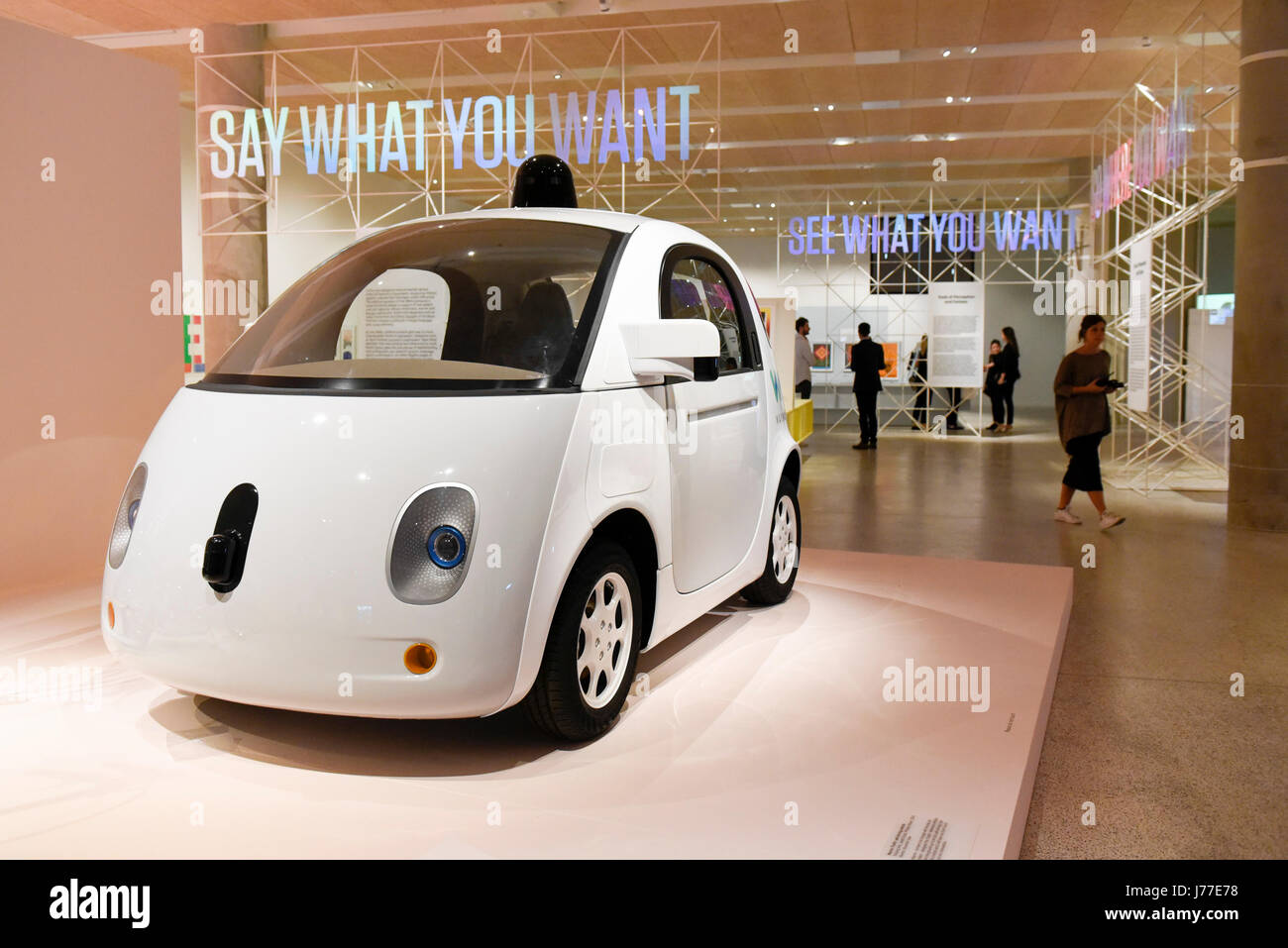Google car self driving hi-res stock photography and images - Alamy