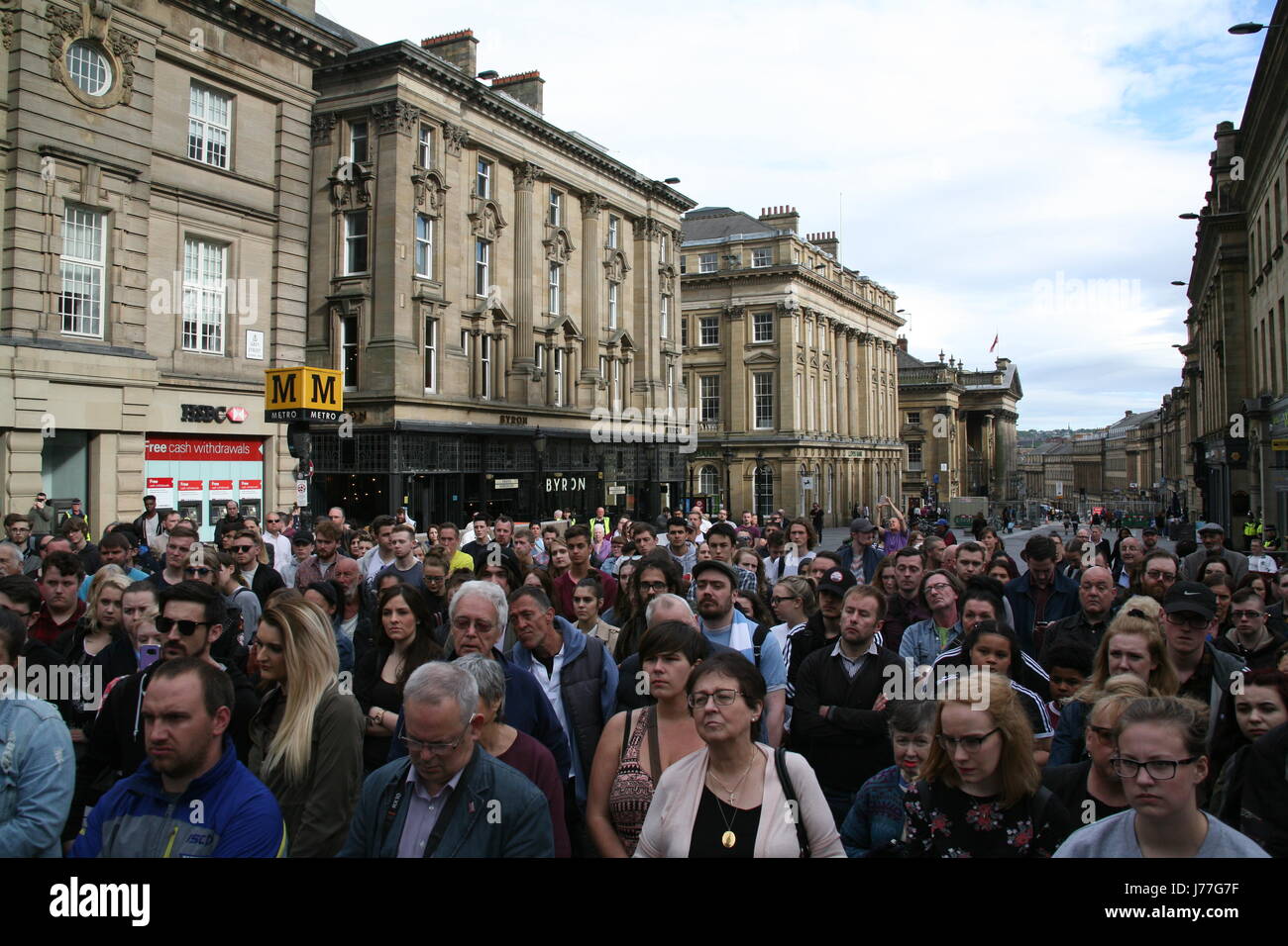 Newcastle, UK. 23rd May, 2017. People of all faiths come together with ...