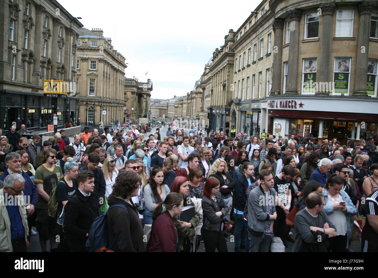 Newcastle, UK. 23rd May, 2017. People of all faiths come together with ...