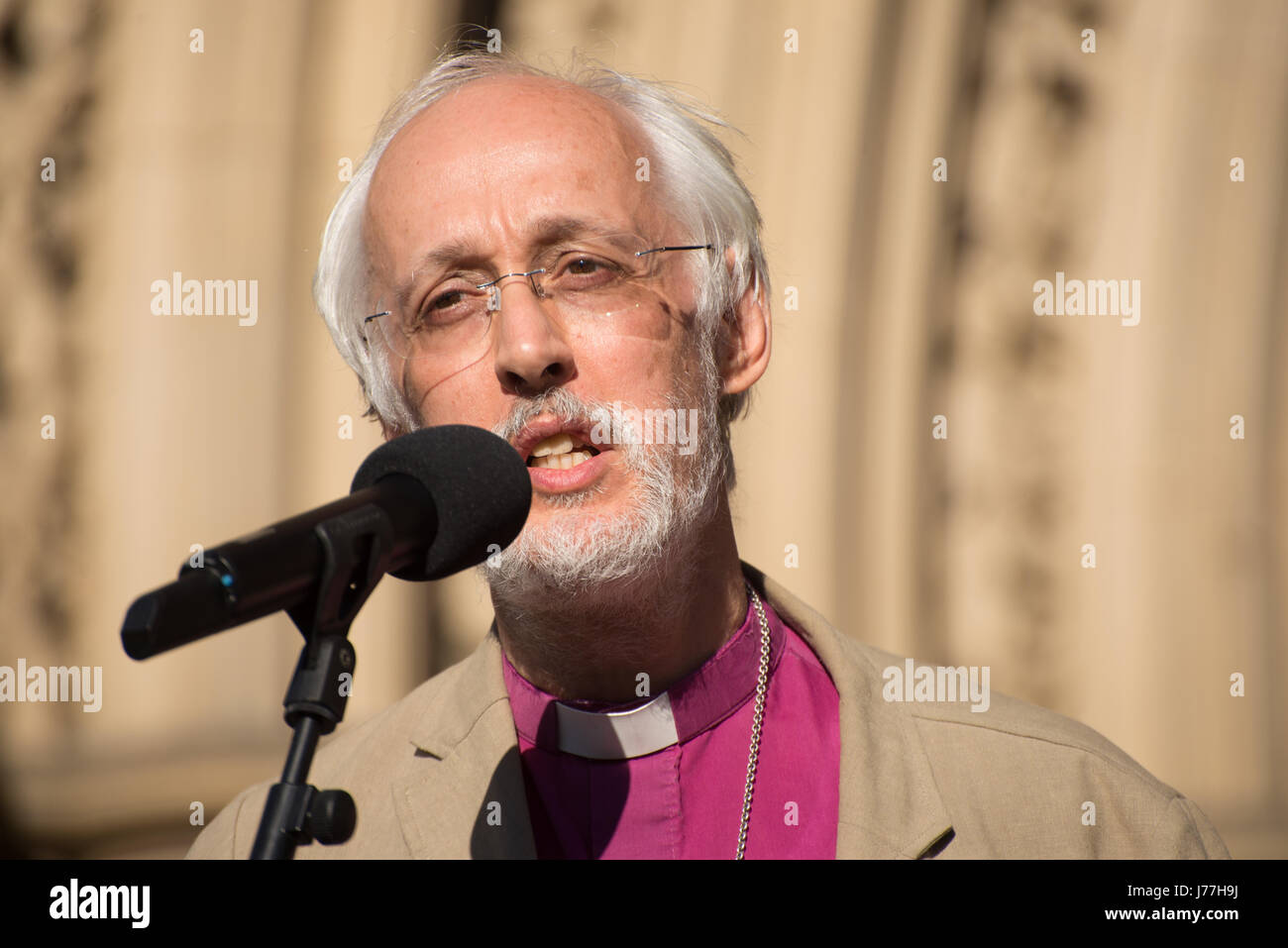 Manchester, UK. 23rd May, 2017. David Walker, Bishop of Manchester ...