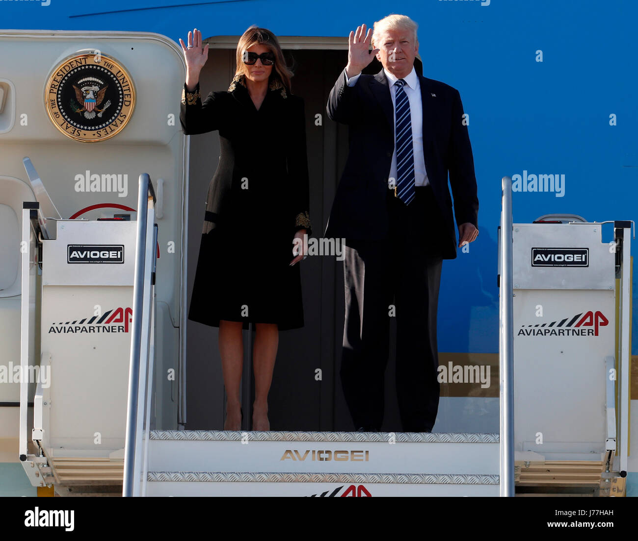 Rome. 23rd May, 2017. U.S. President Donald Trump and First Lady ...
