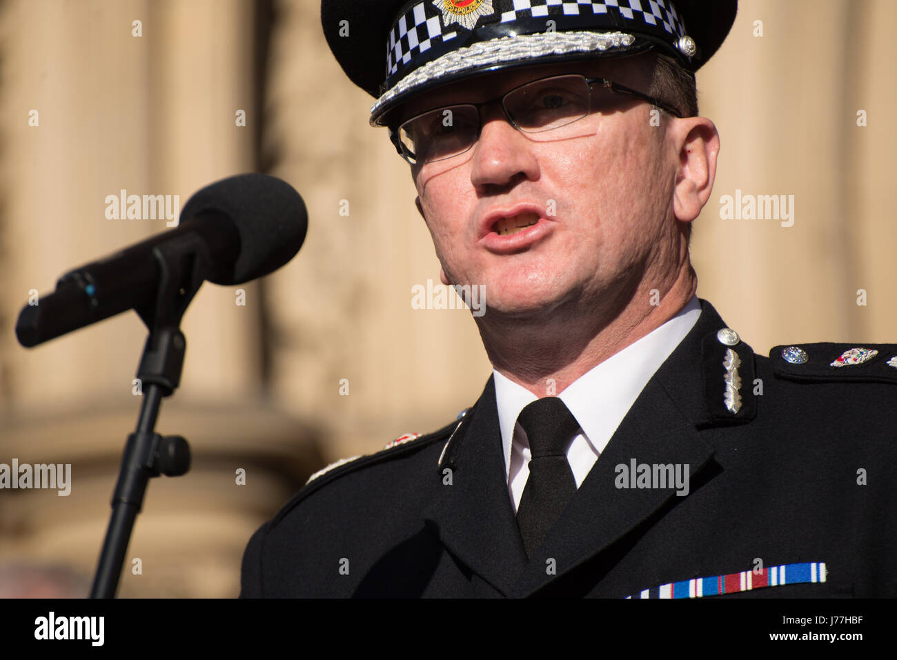 Greater manchester police chief constable ian hopkins said hi-res stock ...