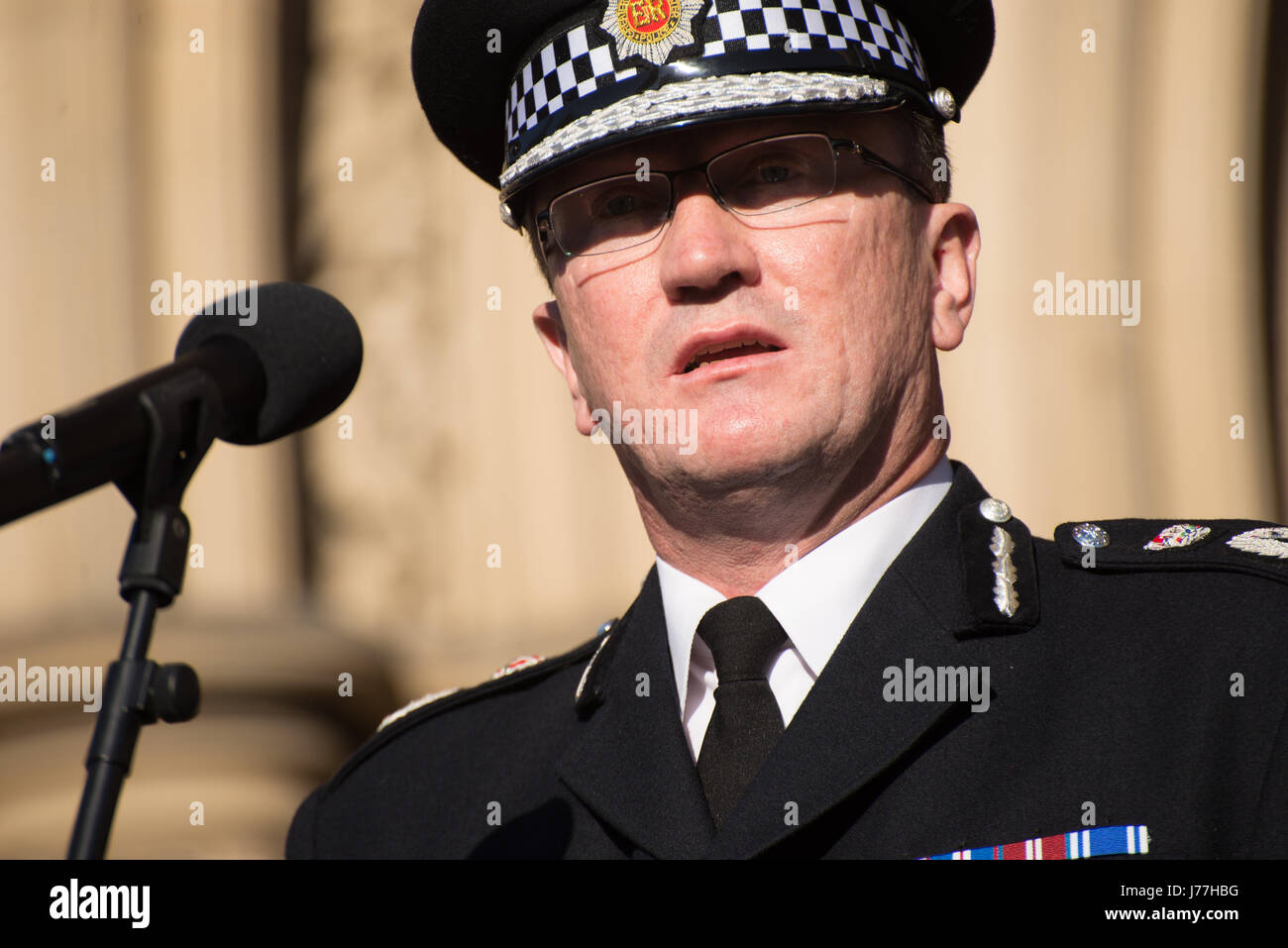Manchester, UK. 23rd May, 2017. Ian Hopkins, Chief Constable of Greater ...