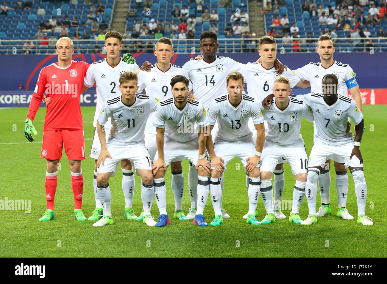 Daejeon, South Korea. 23rd May, 2017. U-20U20 Germany team group line-up (GER) Football/Soccer ...