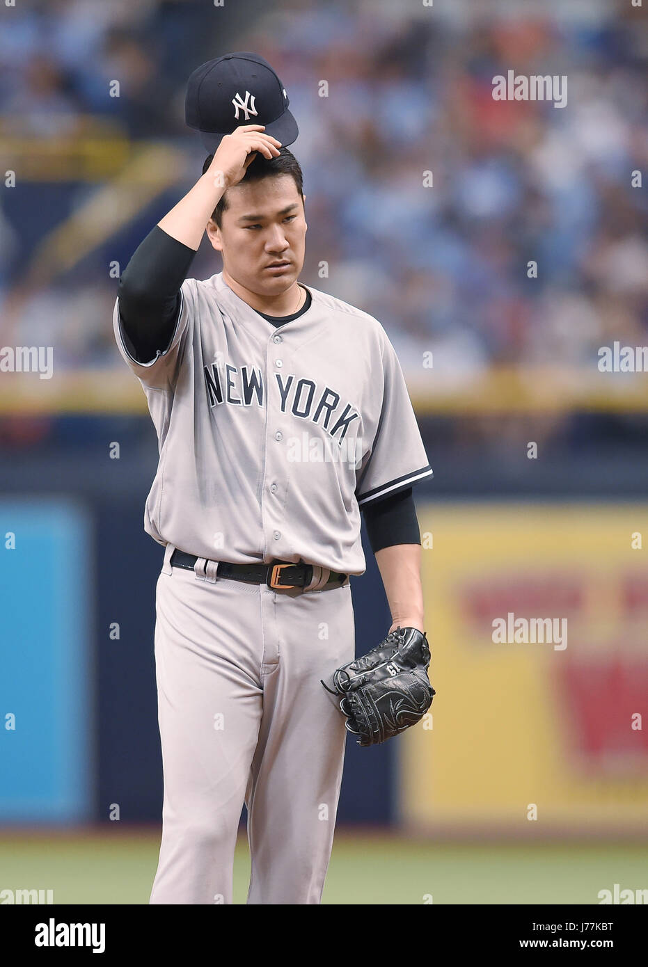 St. Petersburg, Florida, USA. 20th May, 2017. Masahiro Tanaka (Yankees) MLB : New York Yankees ...