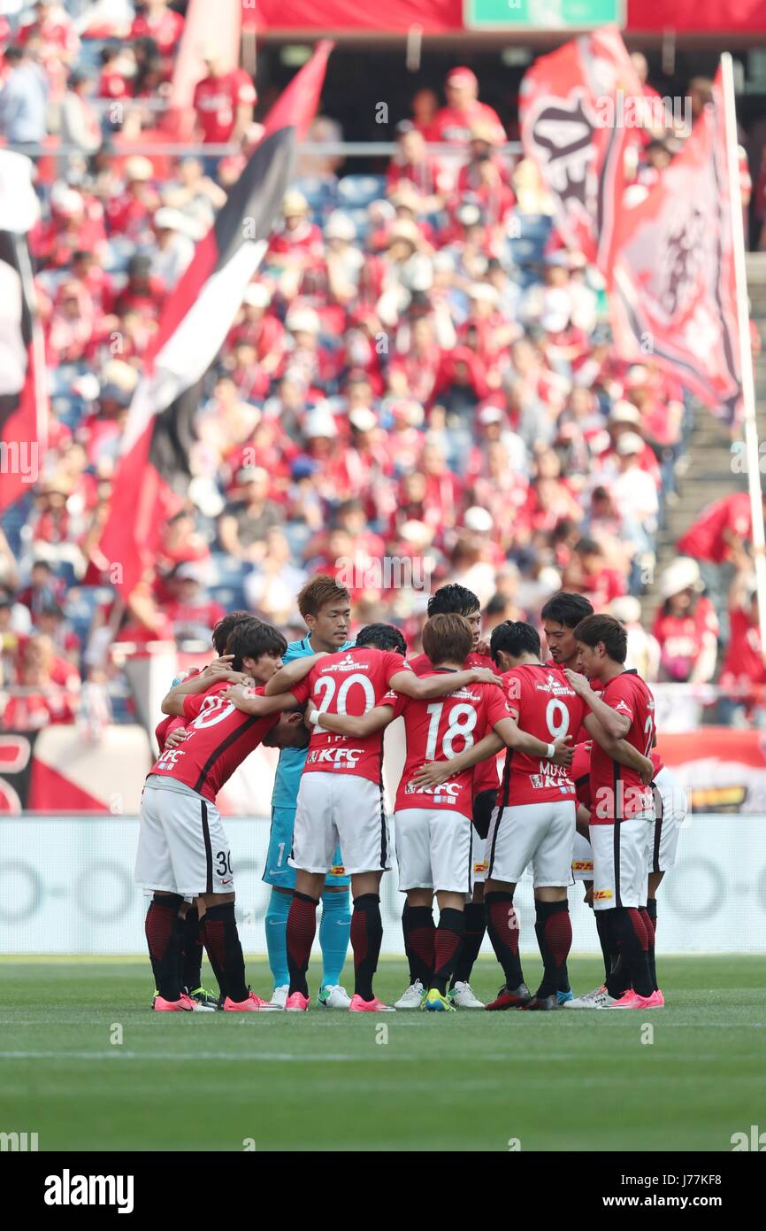 Saitama, Japan. 20th May, 2017. Urawa Reds team group Football/Soccer ...