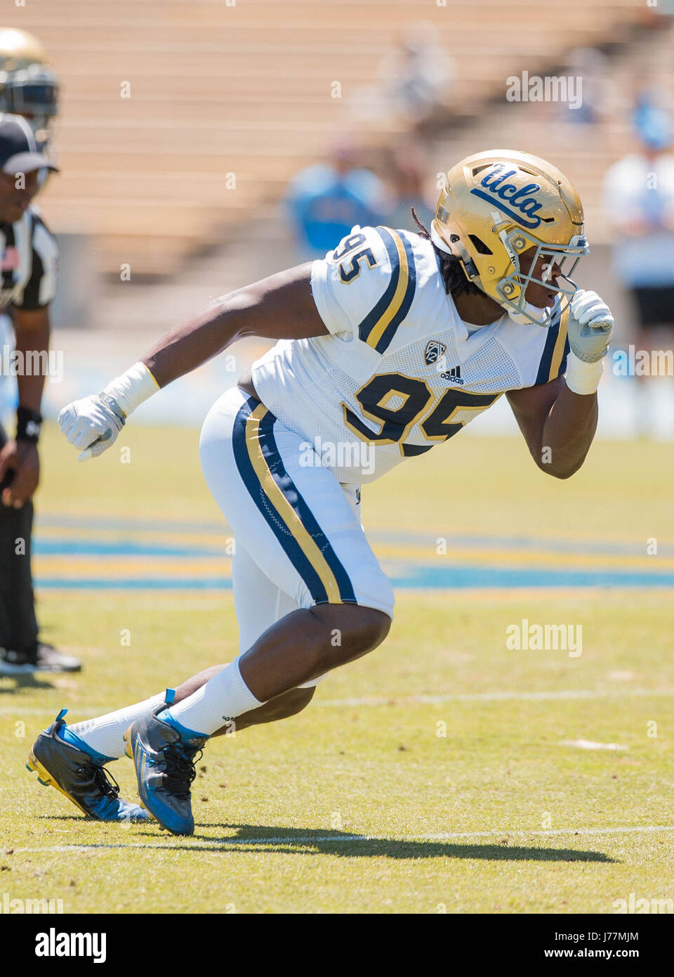 Los Angeles, CA, USA. 29th Apr, 2017. UCLA defensive lineman (95 ...