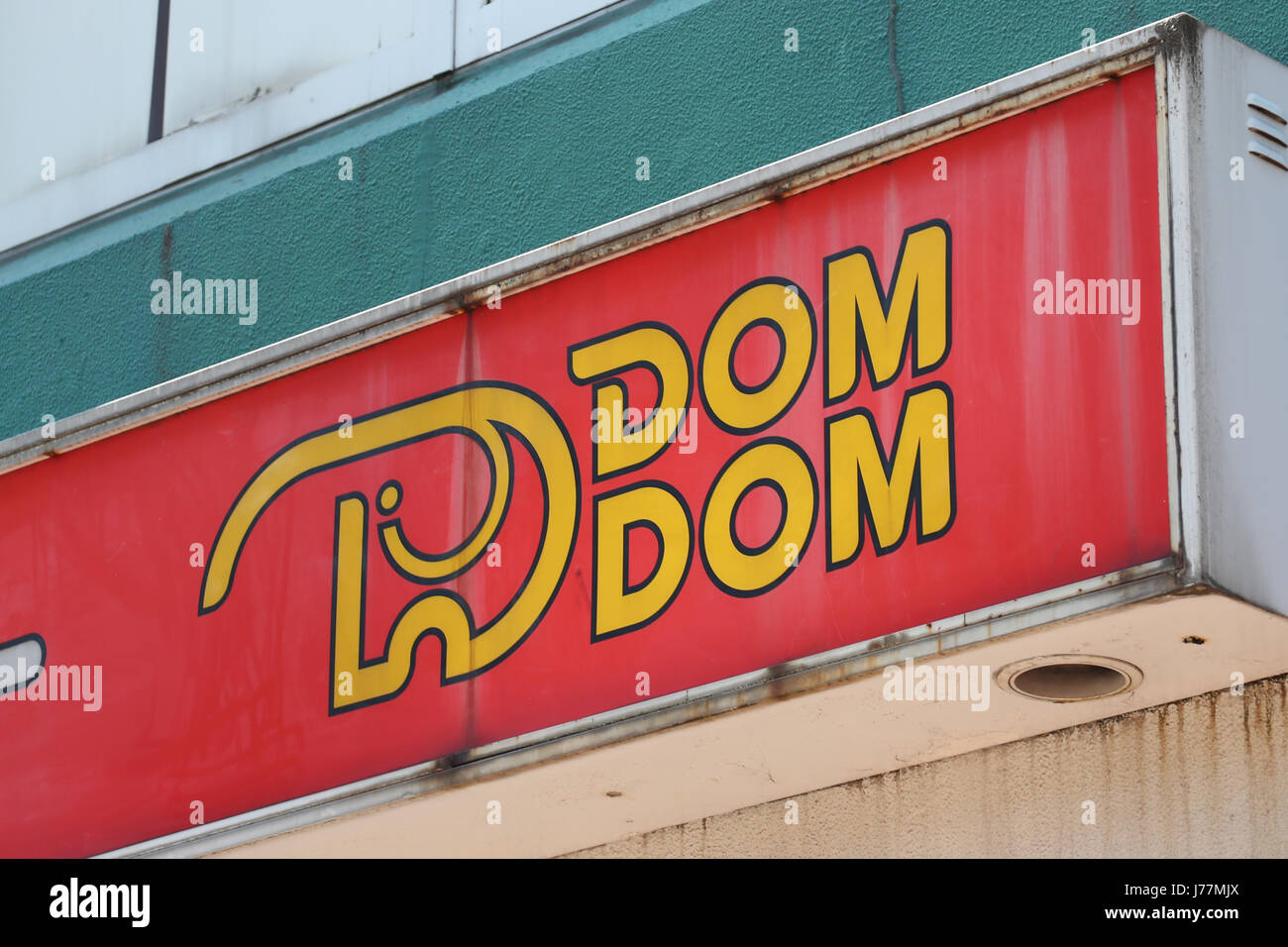 Japanese fast food restaurant Dom Dom store is seen in Tokyo, Japan on ...