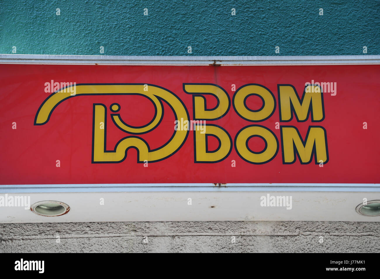 Japanese fast food restaurant Dom Dom store is seen in Tokyo, Japan on May 20, 2017. Japanese ...