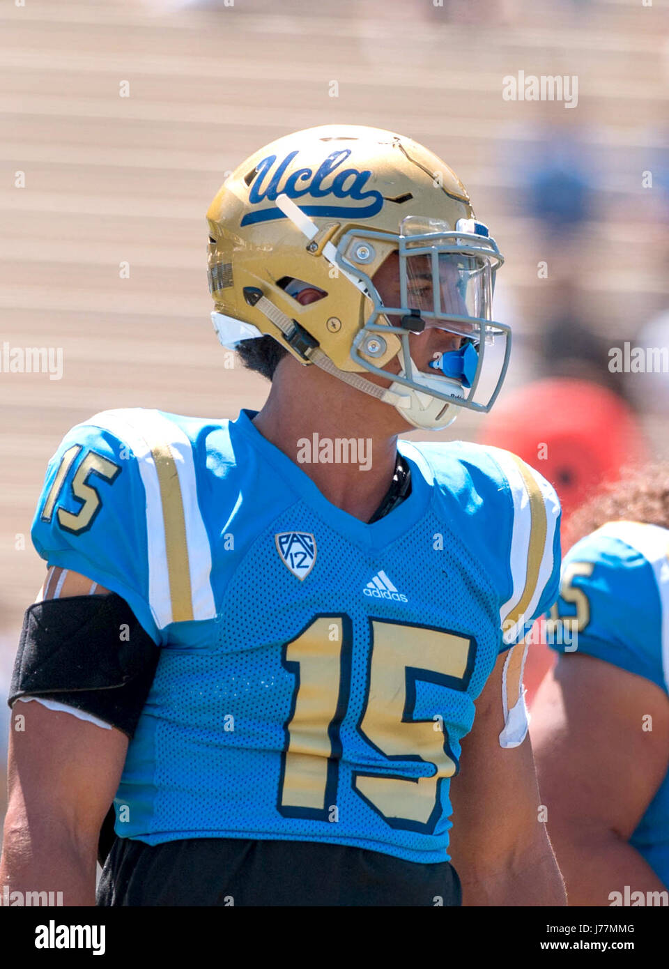 Los Angeles, CA, USA. 29th Apr, 2017. UCLA defensive lineman (15 ...