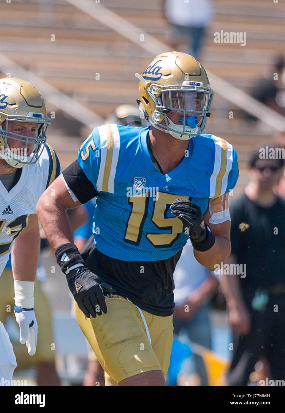 Los Angeles, CA, USA. 29th Apr, 2017. UCLA defensive lineman (15 ...